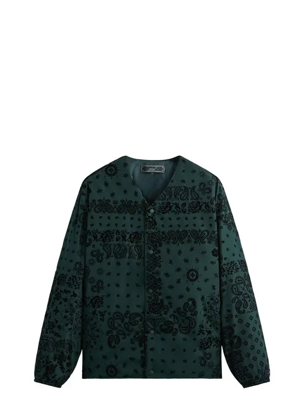 Kith Winfield Quilted Liner Stadium Jacket - Green