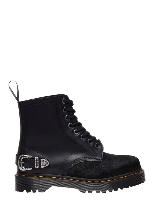 Dr. Martens The Great Frog X 1460 Leather Lace Up Boot - Black