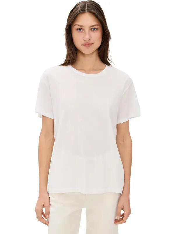 Eterne Short Sleeve Boyfriend T-shirt - Ivory