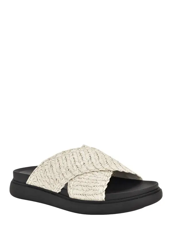 Calvin Klein Pacen Slide Sandal - White