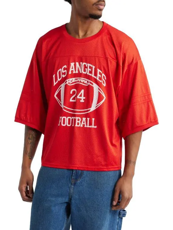ELWOOD Mesh Practice Jersey Top - Game Day Red