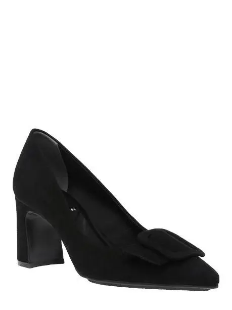 Anne Klein Bentley Buckle Pump - Black