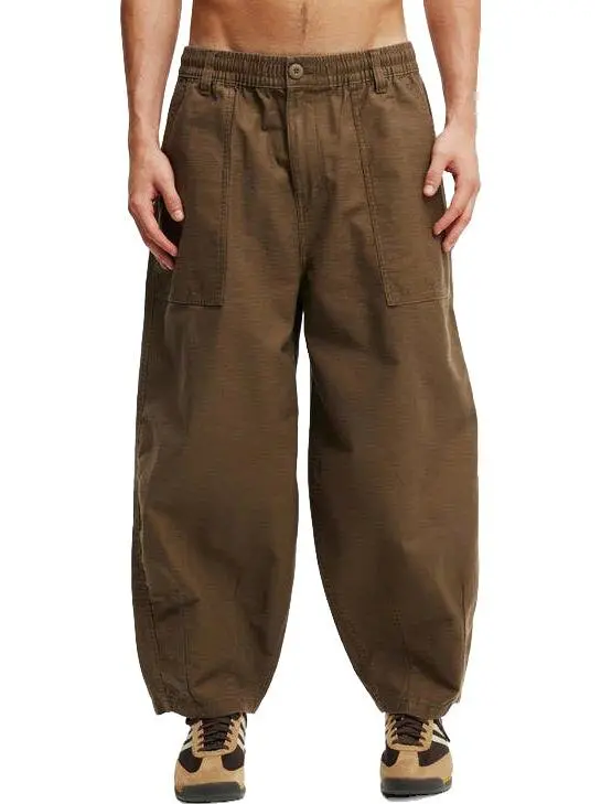 COTTON ON Super Baggy Balloon Pant - Chocolate