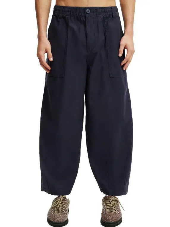 COTTON ON Super Baggy Balloon Pant - Washed Navy