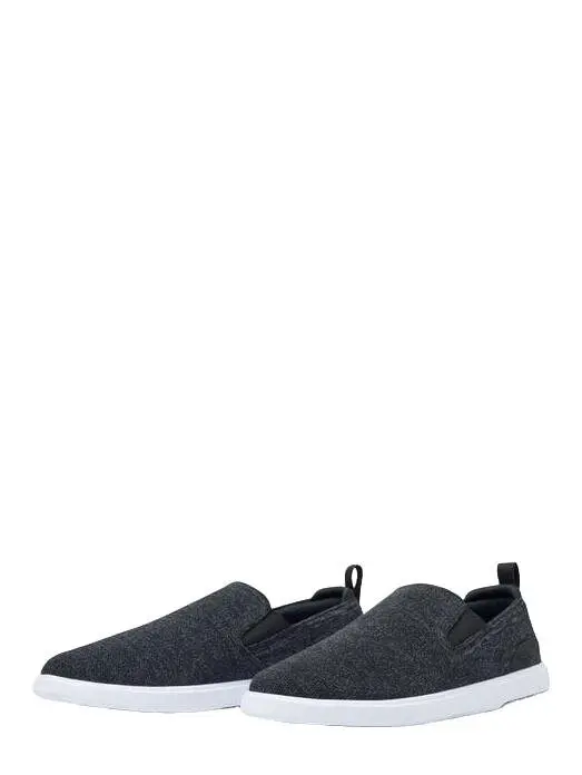 Travis Mathew The Modern Knit Slip-on Sneakers - Heather Black