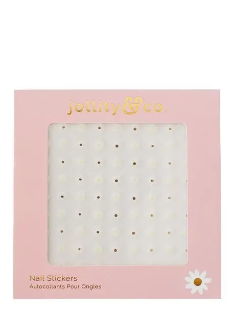 JOLLITY & CO Peace & Love Daisy Nail Stickers - Assorted Pre-pack
