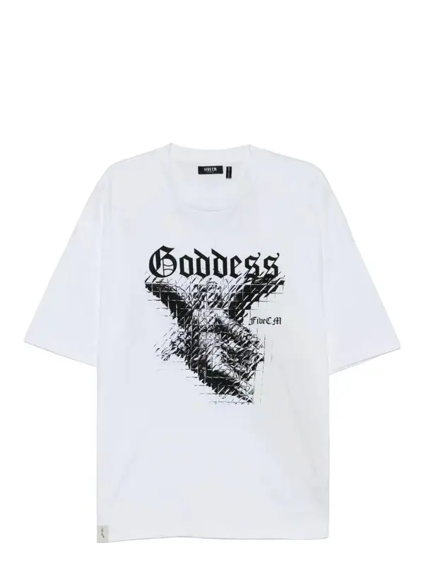 FIVE CM Graphic-print T-shirt - White