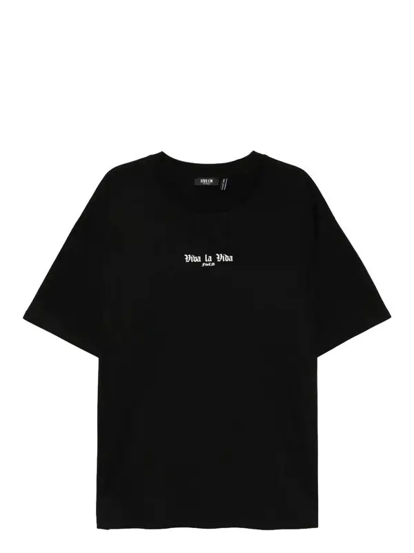FIVE CM Graphic-print T-shirt - Black