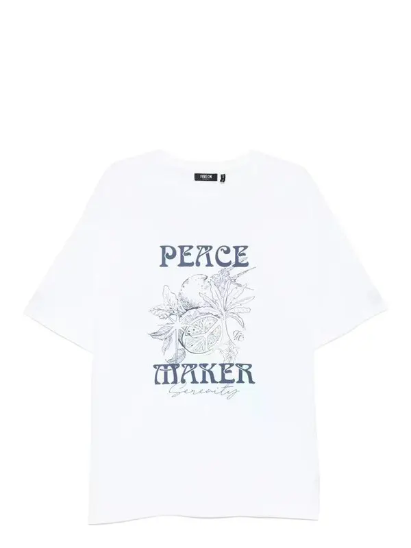FIVE CM Graphic-print T-shirt - White