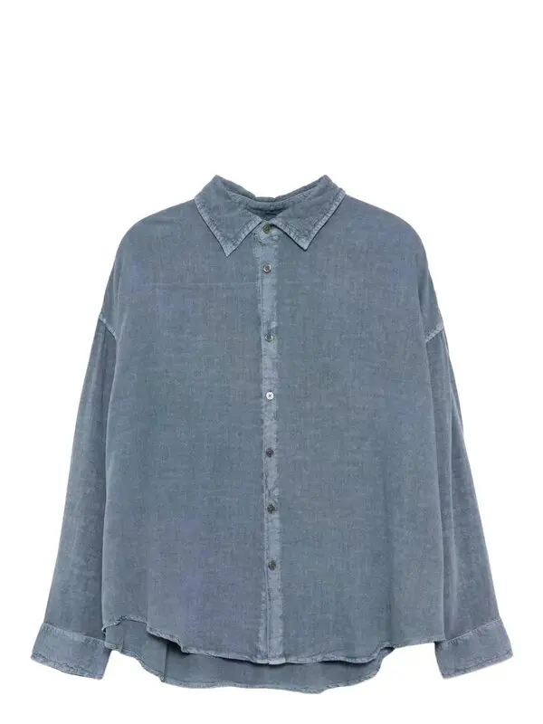 Izzue Long-sleeved Shirt - Blue