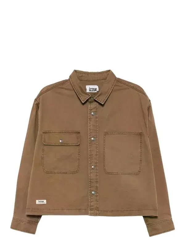 Izzue Long-sleeved Shirt - Brown