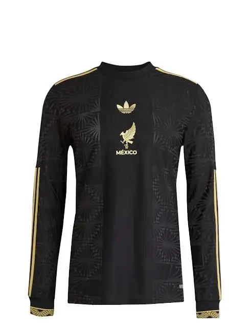 Adidas Mexico Long Sleeve Jersey - Black