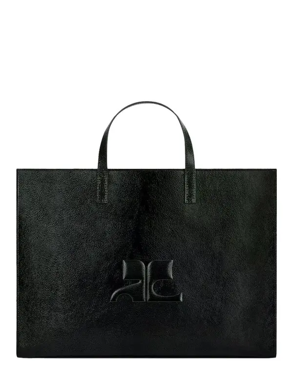 COURREGES Heritage Tote Bag - Black