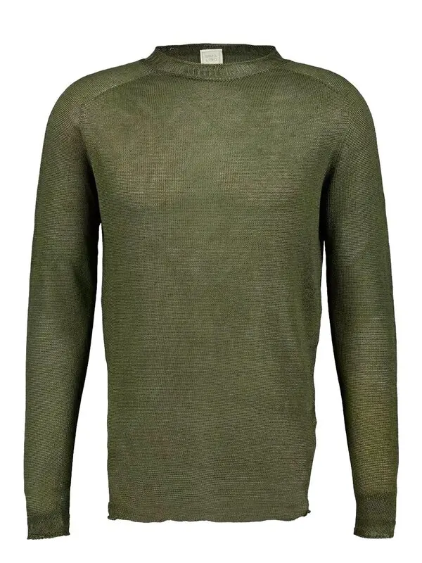 120% Lino Linen Jumper - Green