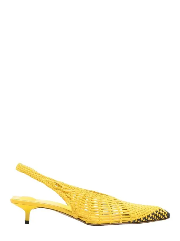 Jacquemus Les Cubisto Banane Pumps - Yellow