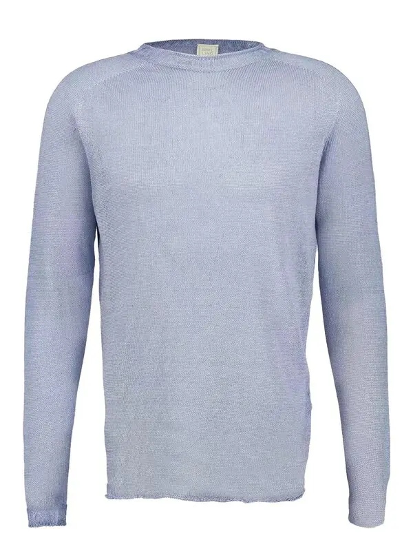 120% Lino Linen Jumper - Blue
