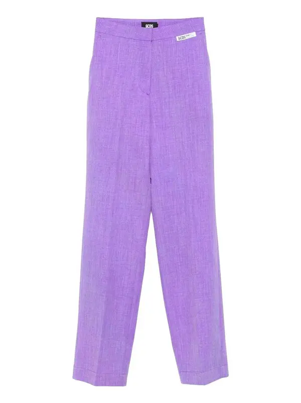 Gcds Tailored Trousers - Purple