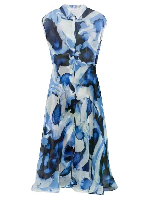 SARA ROKA Elodie Maxi Dress - Blue