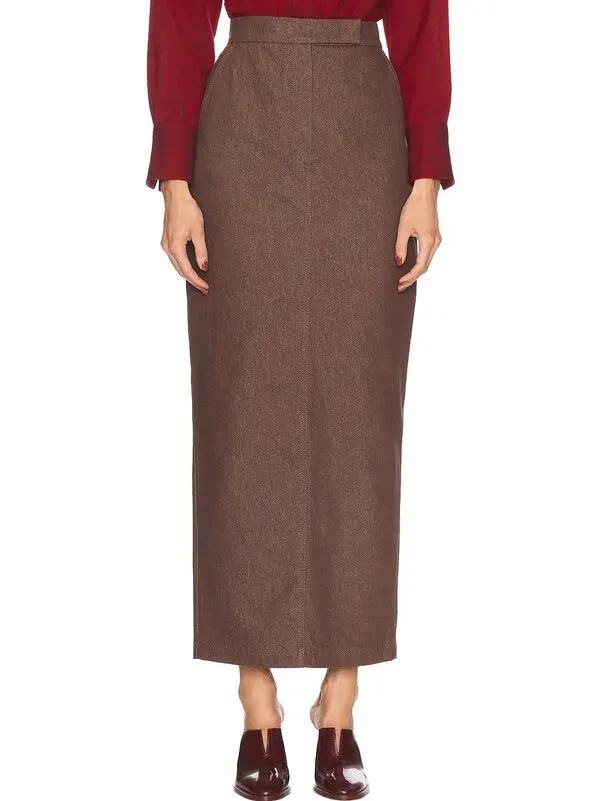 Max Mara Pianosa Skirt - Brown