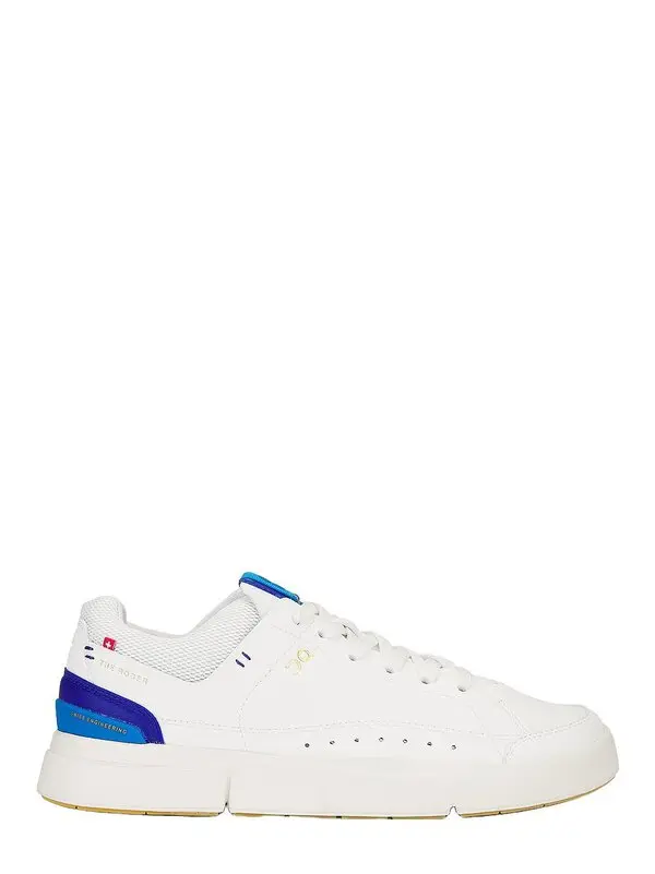 On The Roger Centre Court Sneakers - White & Malibu
