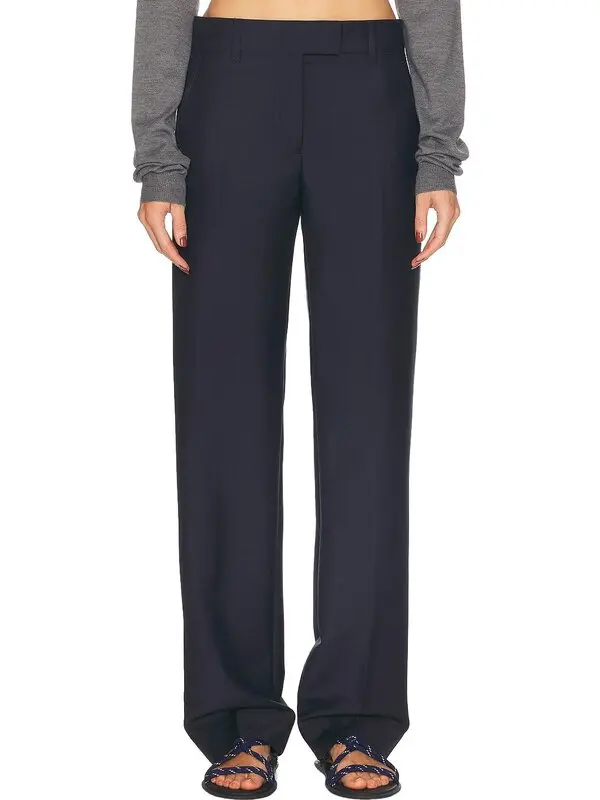 Miu Miu Straight Leg Trouser - Navy