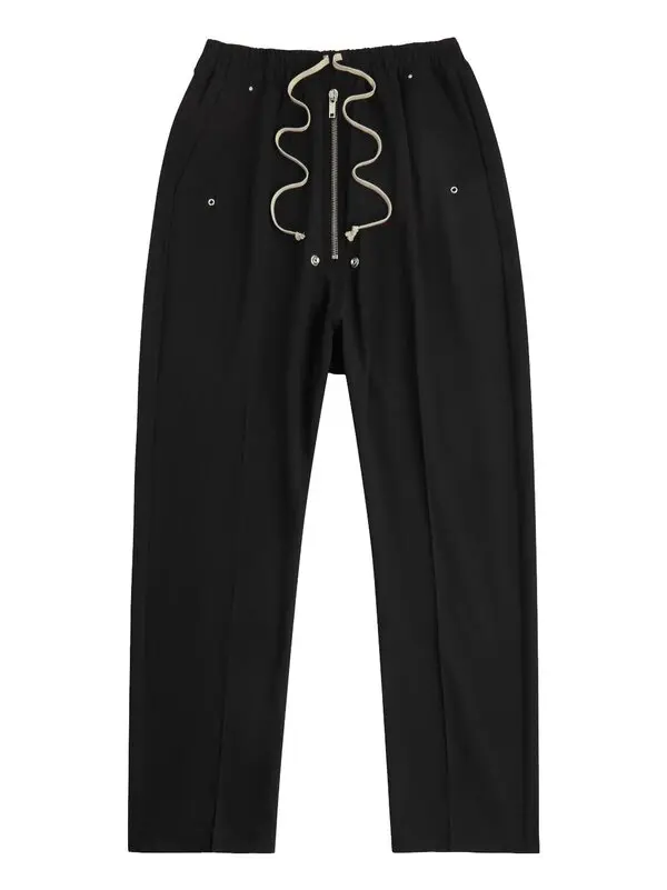 Rick Owens Bela Tapered Wool Trousers - Black