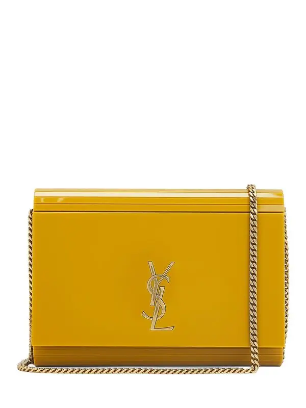 Saint Laurent Vicky Minaudiere Bag - Golden Hour