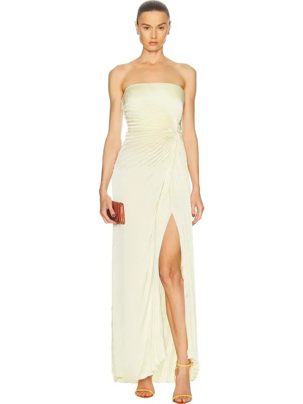 A.L.C. Layla Gown - Light Canary