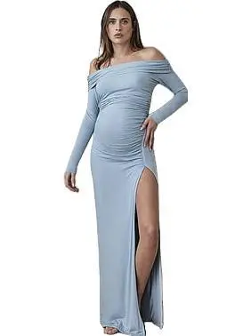 Victoria's Secret Bumpsuit Off-the-shoulder Evening Dress - Blue