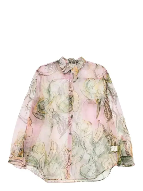 JNBY Mixed Plant Shirt - Pink
