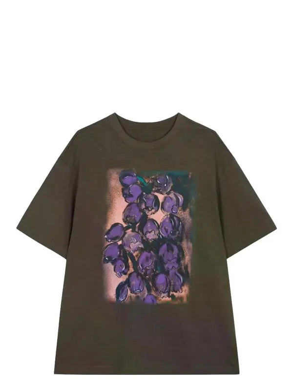 JNBY Graphic-print T-shirt - Brown
