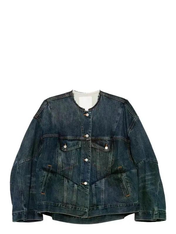 JNBY Panelled Denim Jacket - Blue