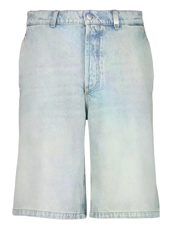 Alexander McQueen Cotton Shorts - Blue