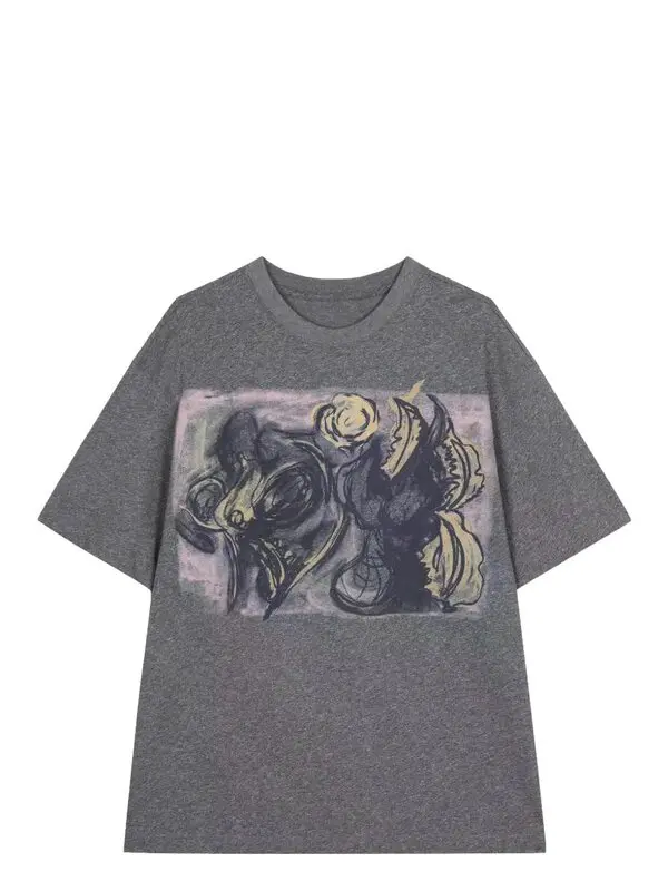 JNBY Graphic-print T-shirt - Grey