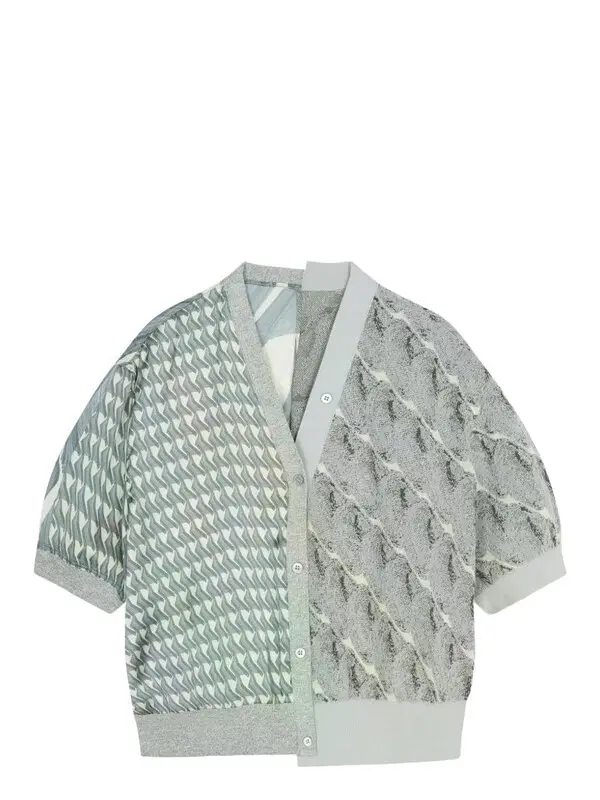 JNBY Panelled Cardigan - Grey