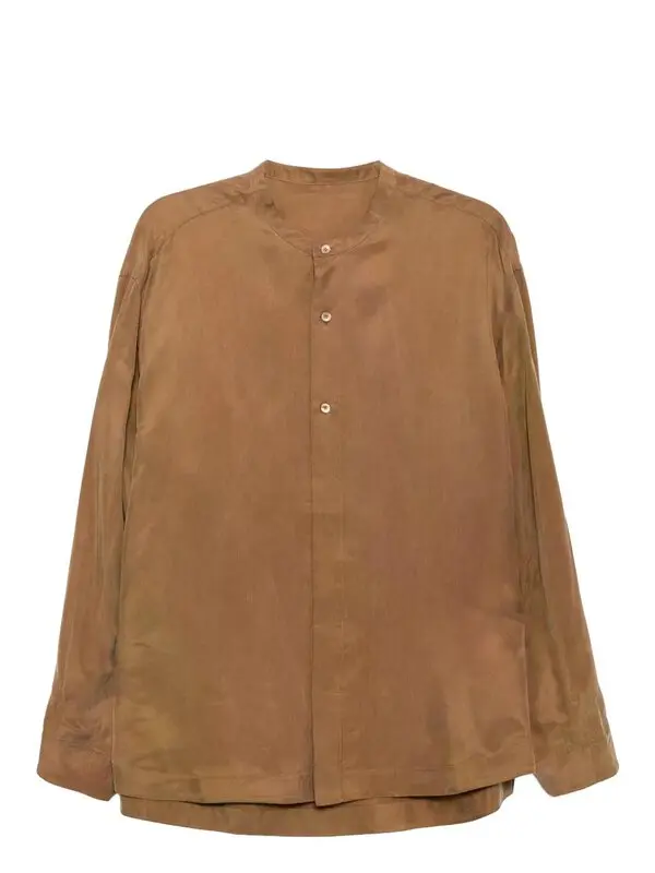 CROQUIS Long-sleeved Shirt - Brown