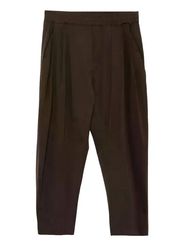 CROQUIS Tapered Trousers - Brown
