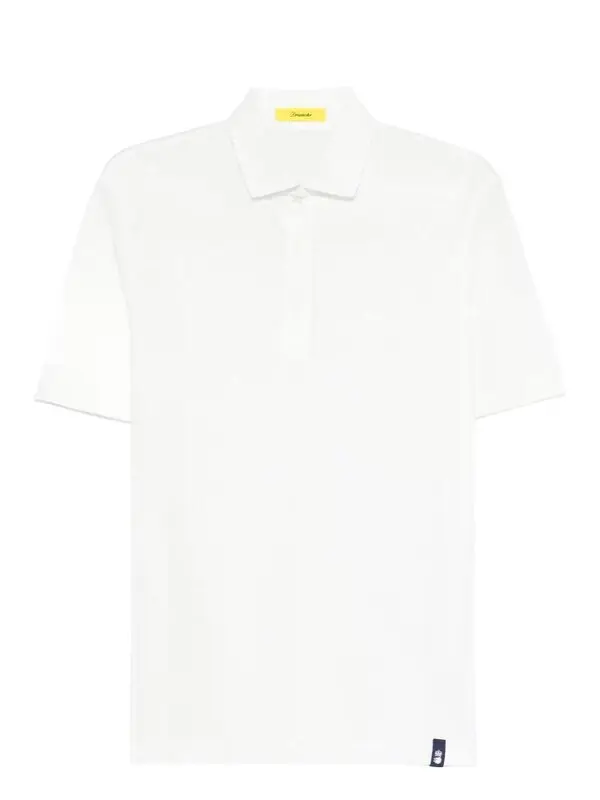 DRUMOHR Logo-tag Polo Shirt - White