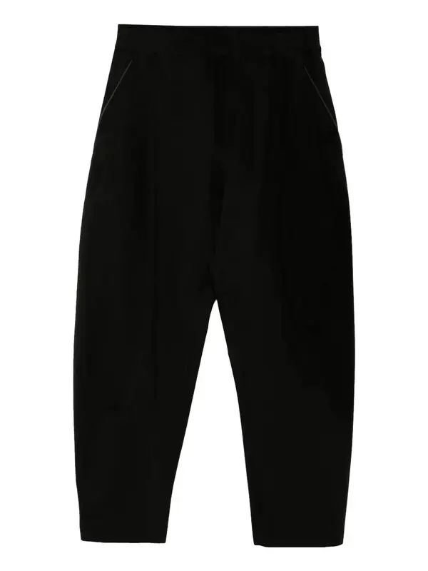 CROQUIS Tapered Trousers - Black