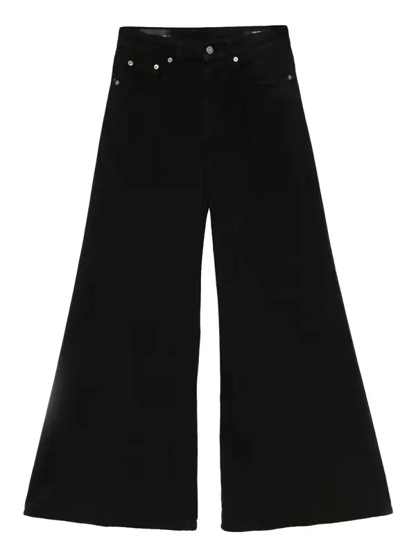 DONDUP Marlen Wide Leg Jeans - Black