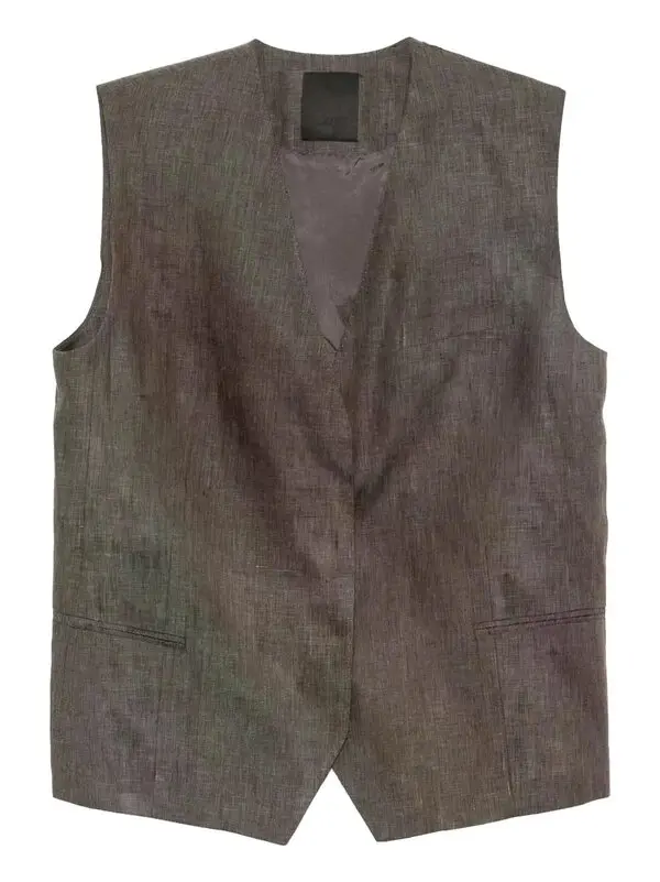 JNBY Linen Waistcoat - Brown
