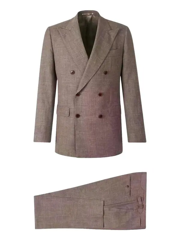 ATELIER MUNRO Double-breasted Suit - Neutrals