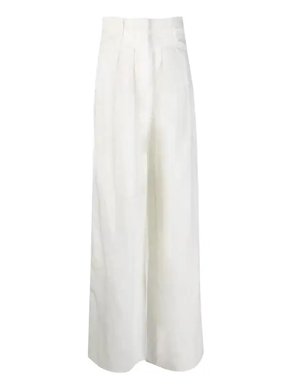 KRIZIA High-waisted Trousers - White