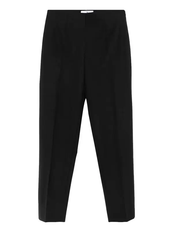 PT TORINO Cropped Trousers - Black