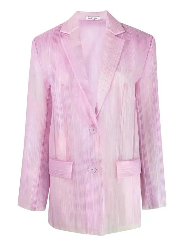 KRIZIA Single-breasted Blazer - Pink