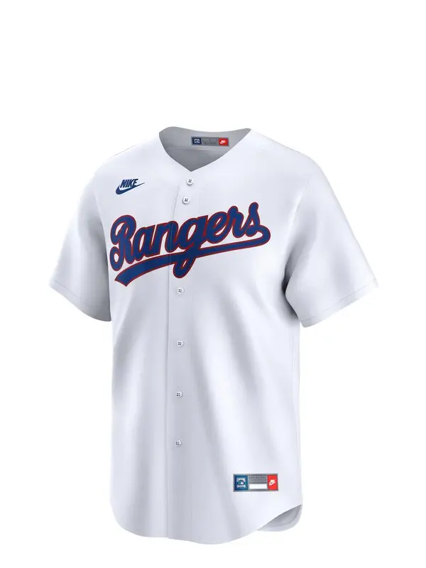 Nike Texas Rangers Cooperstown Dri-fit Adv Mlb Limited Jersey - White
