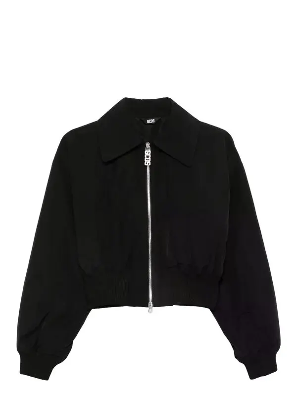 Gcds Lounge Logo Bomber Jacket - Black