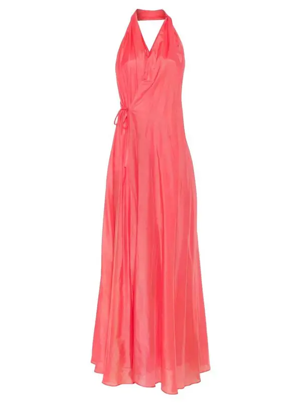 SEMICOUTURE Vanessa Maxi Dress - Pink