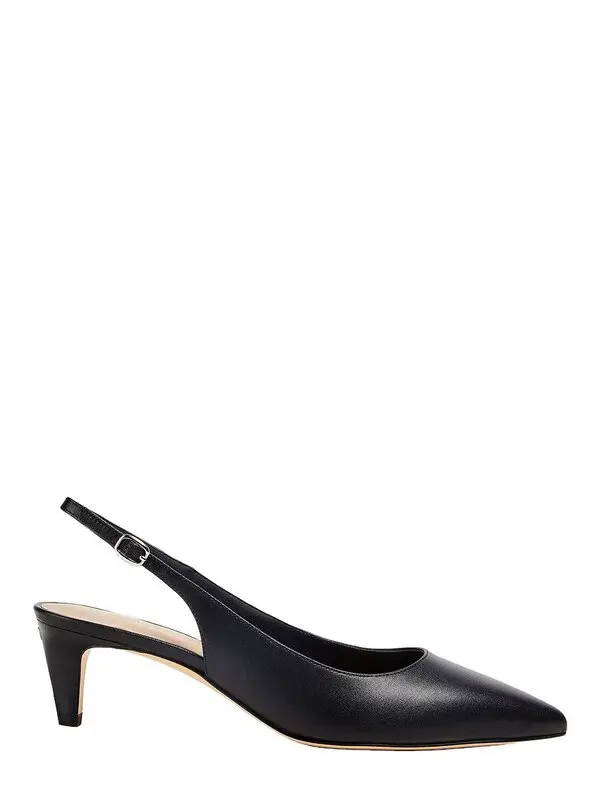 STUART WEITZMAN Mara Leather Slingback Pumps - Black