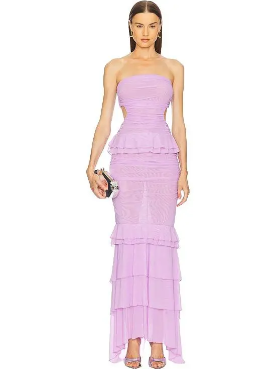 MICHAEL COSTELLO X Revolve Giana Gown - Lavender